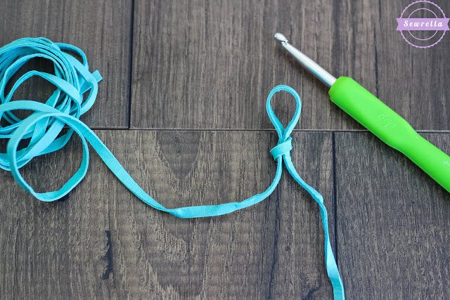 $1 Leather Chain Stitch Bracelet • Sewrella