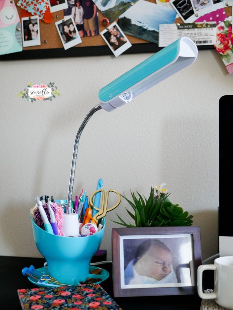Crochet Desk Mat & OttLite Review & GIVEAWAY • Sewrella