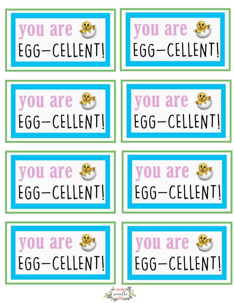 Bon Bon Easter Eggs & Egg-cellent Printable! • Sewrella
