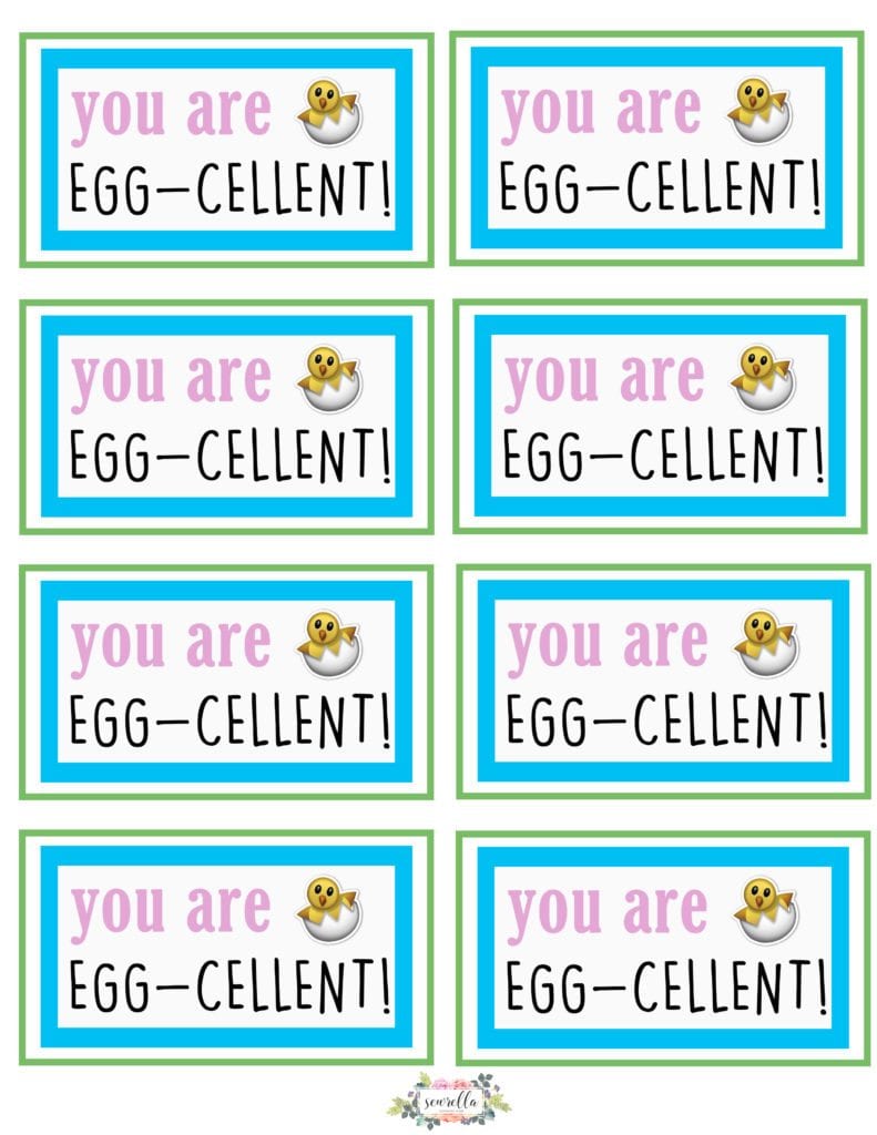 Bon Bon Easter Eggs & Egg-cellent Printable! • Sewrella