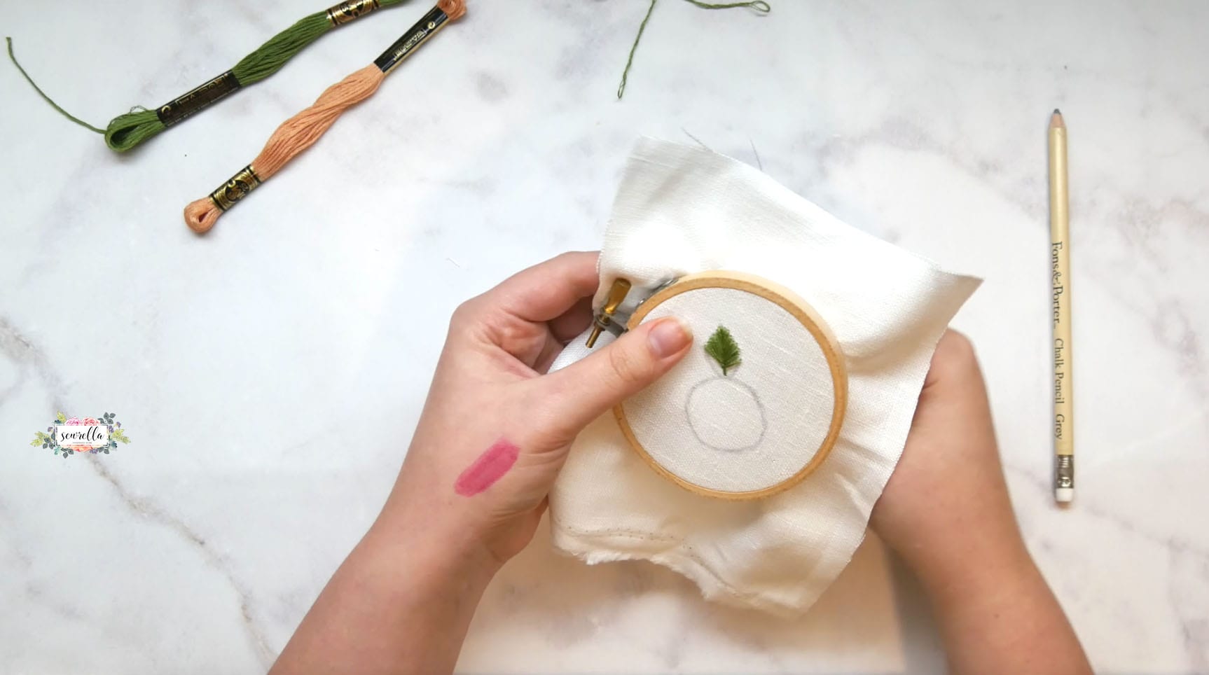 How to Embroider a Rose • Sewrella