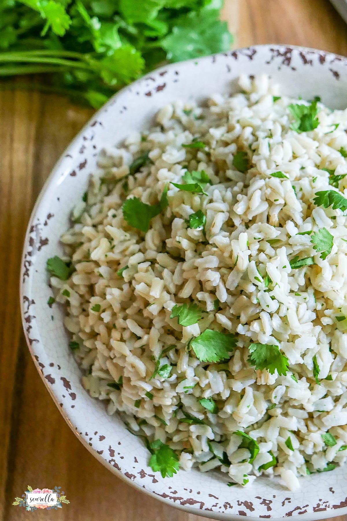 Cilantro Lime Brown Rice • Sewrella