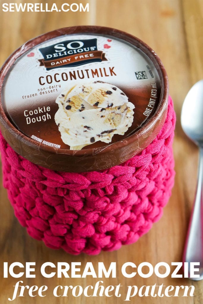 Crochet Ice Cream Coozie • Sewrella