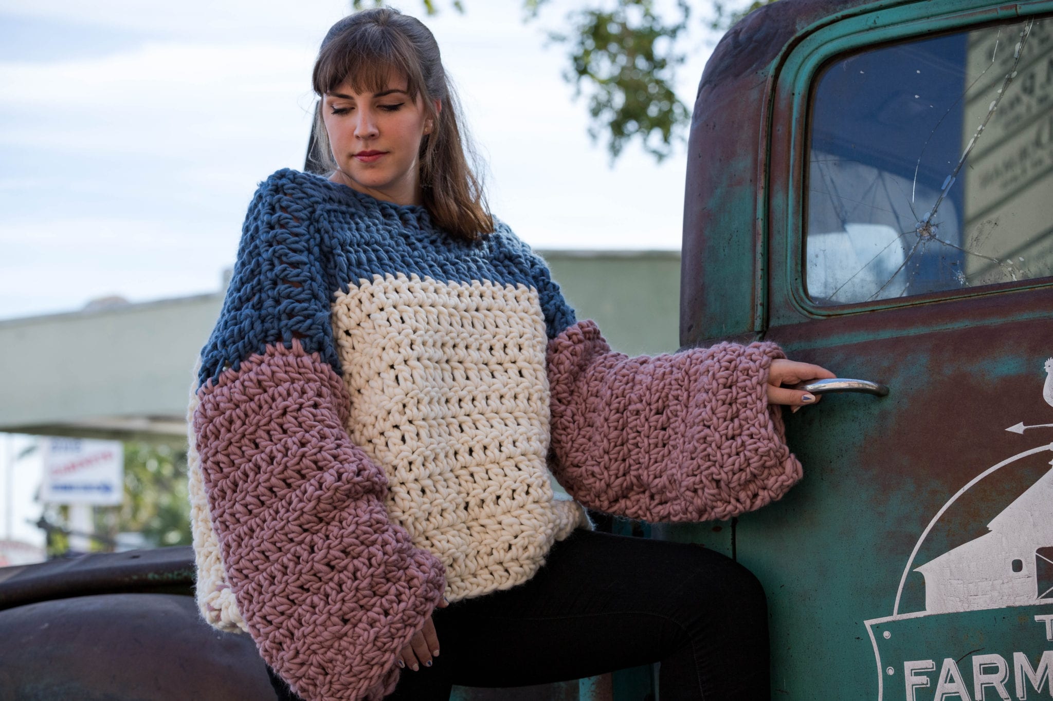 Crochet Handy Dandy Jumper Kit (with Wool and the Gang!) • Sewrella