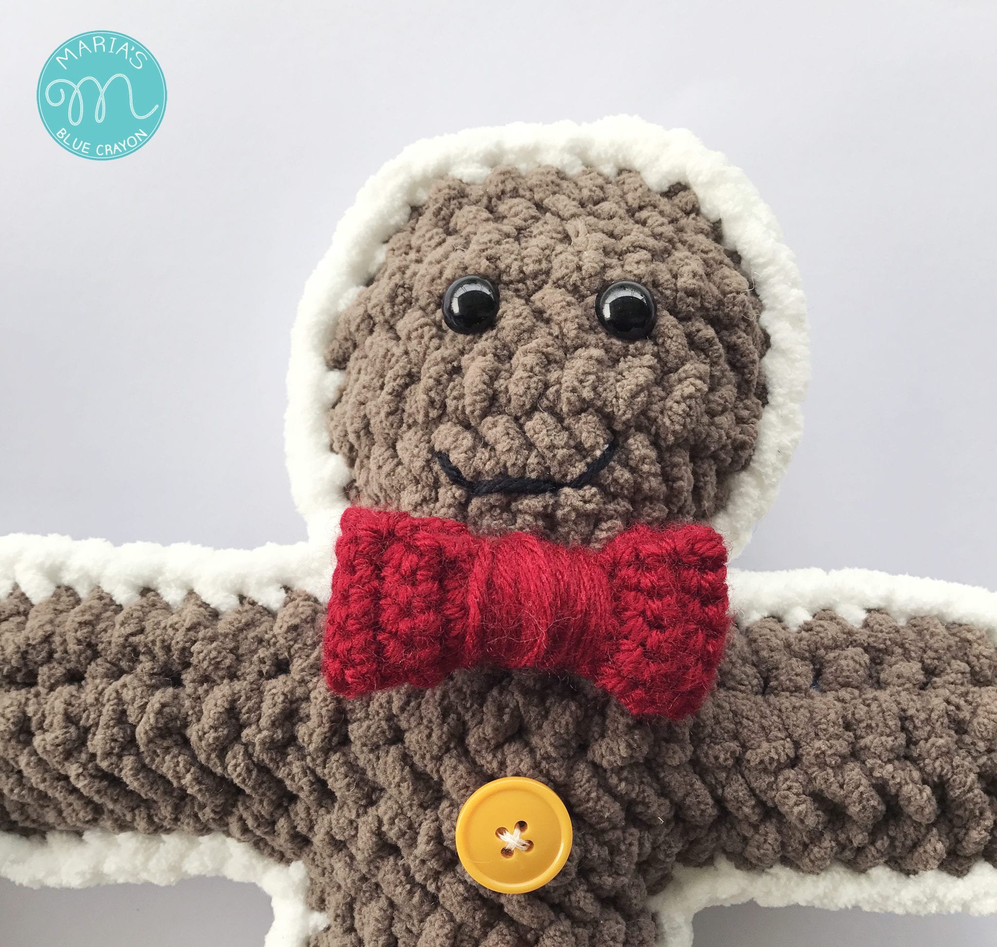 Crochet Gingerbread Plushies • Sewrella