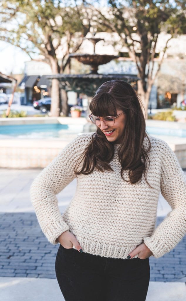 Simple Knit Sweater • Sewrella