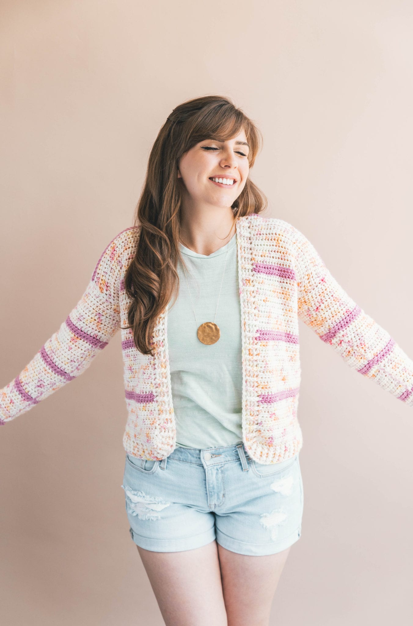 Crochet Confetti Cardigan Kit (with Sewrella Yarn) • Sewrella