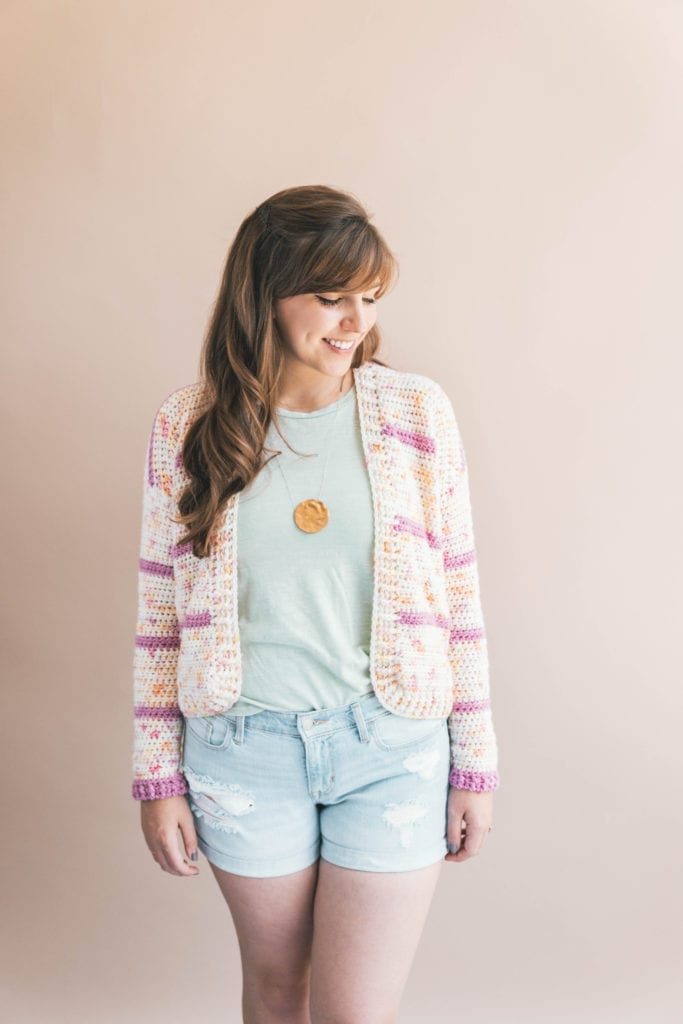 Crochet Confetti Cardigan Kit (with Sewrella Yarn) • Sewrella