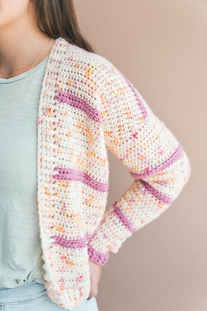 Crochet Confetti Cardigan Kit (with Sewrella Yarn) • Sewrella