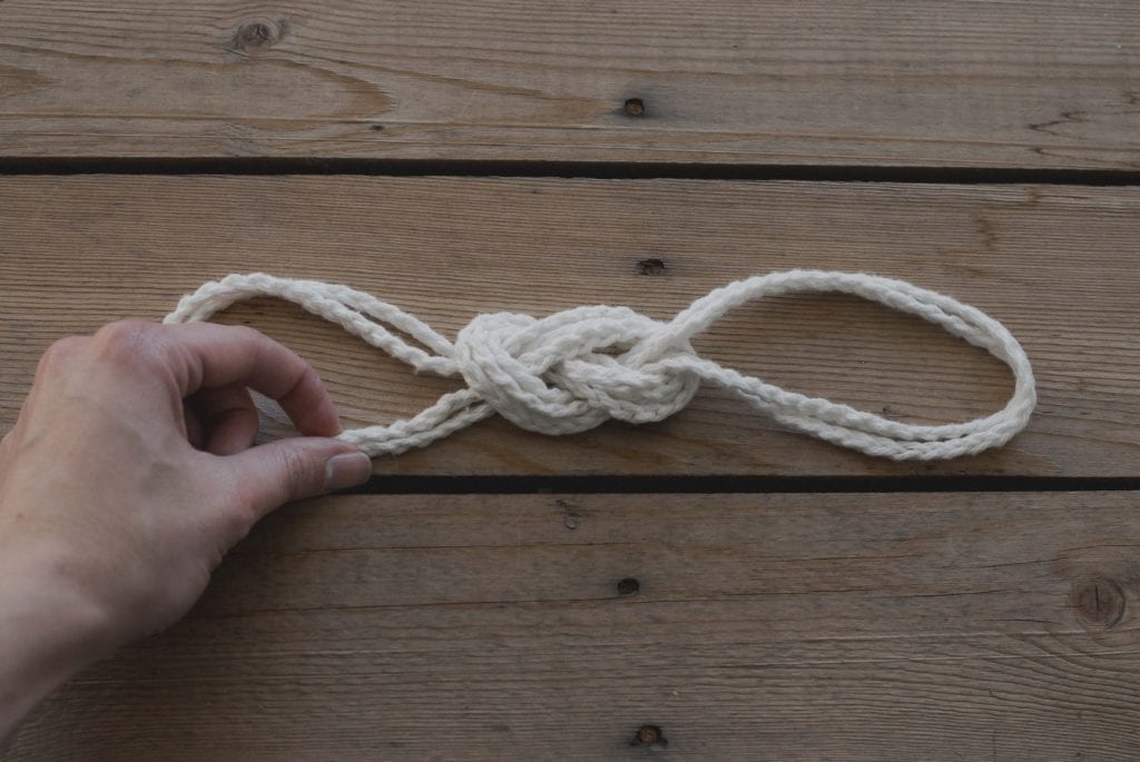 Crochet Chained Infinity Knot Headband • Sewrella