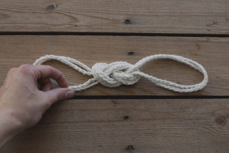 Crochet Chained Infinity Knot Headband • Sewrella