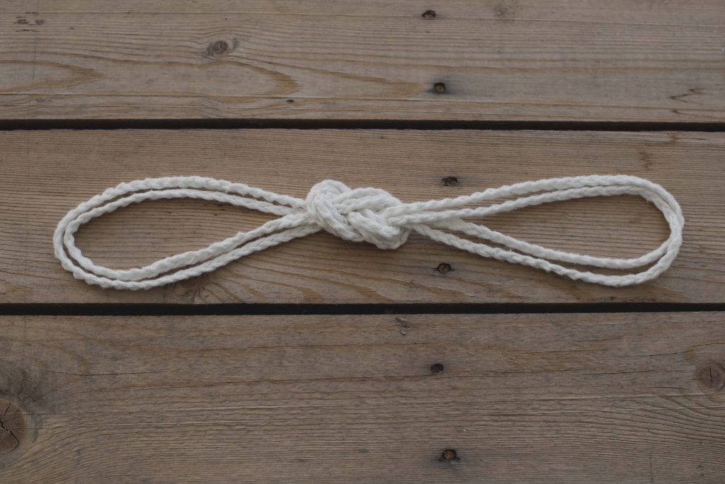 Crochet Chained Infinity Knot Headband • Sewrella