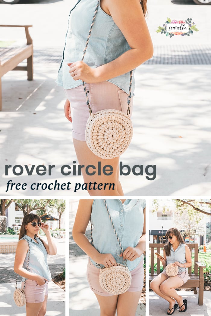 Crochet Rover Circle Bag • Sewrella