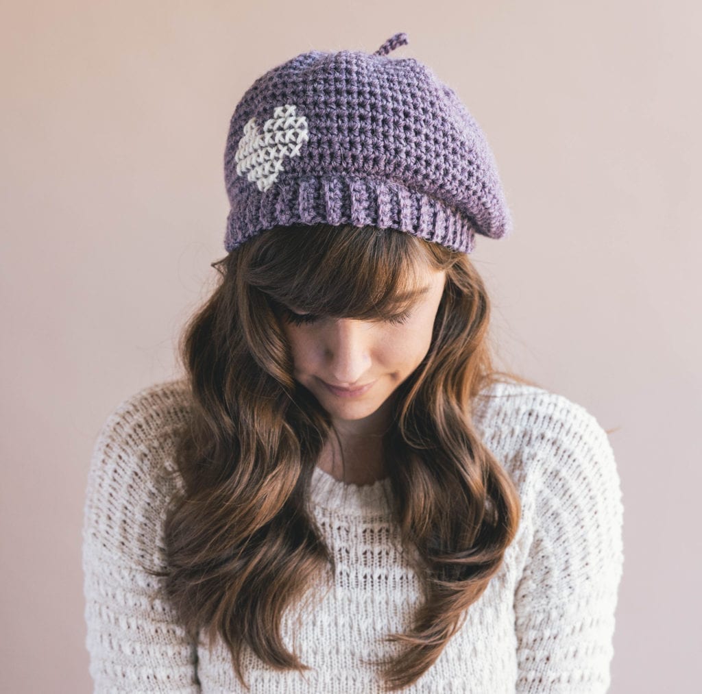Crochet beret store