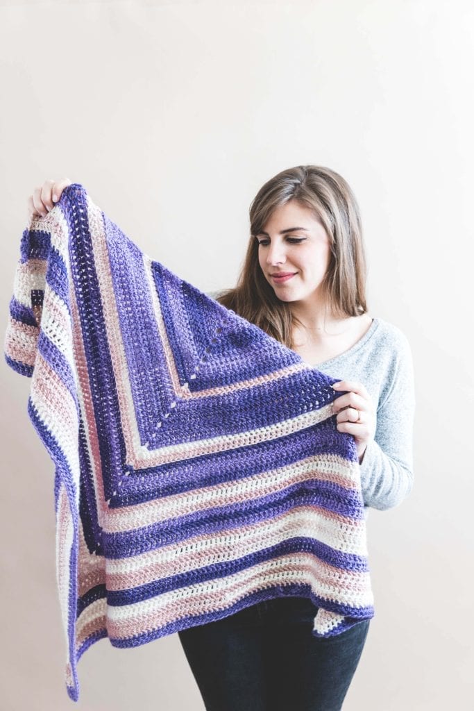Crochet Gradient Wrap • Sewrella