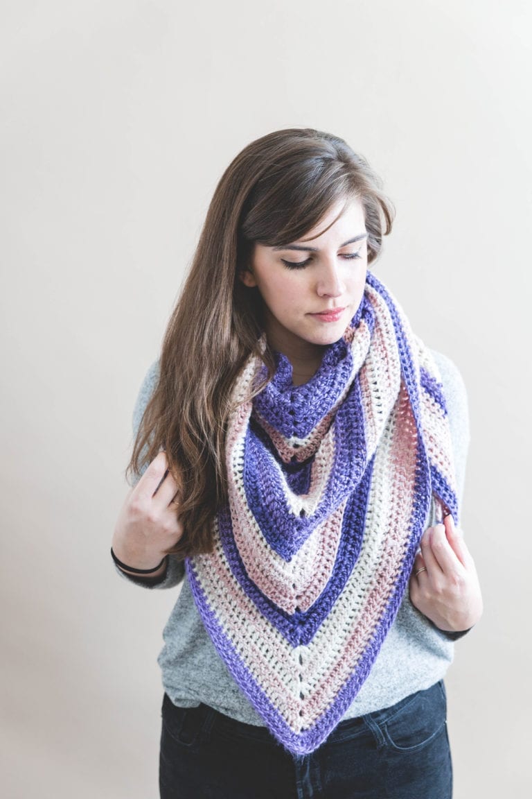 Crochet Gradient Wrap • Sewrella