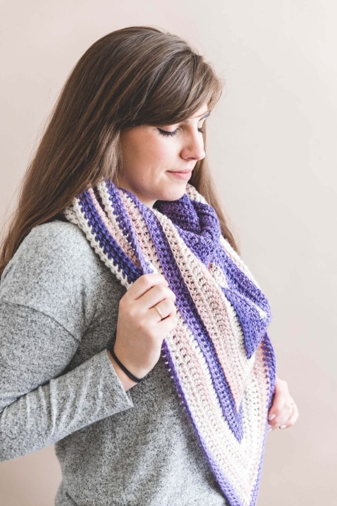 Crochet Gradient Wrap • Sewrella
