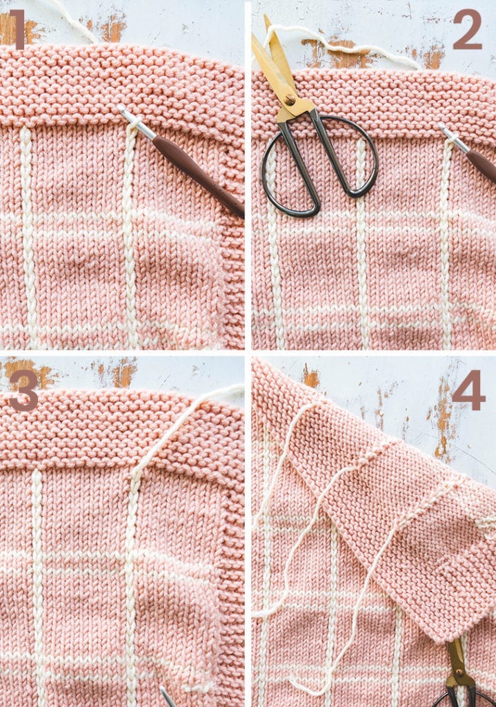 How to Knit a Plaid Blanket • Sewrella
