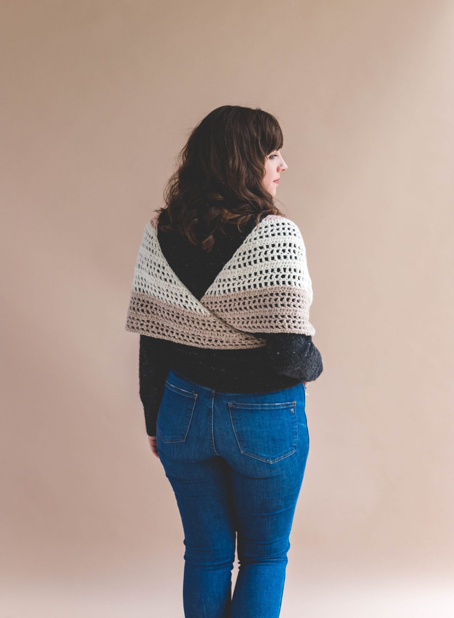 Crochet Elle Convertible Shawl • Sewrella