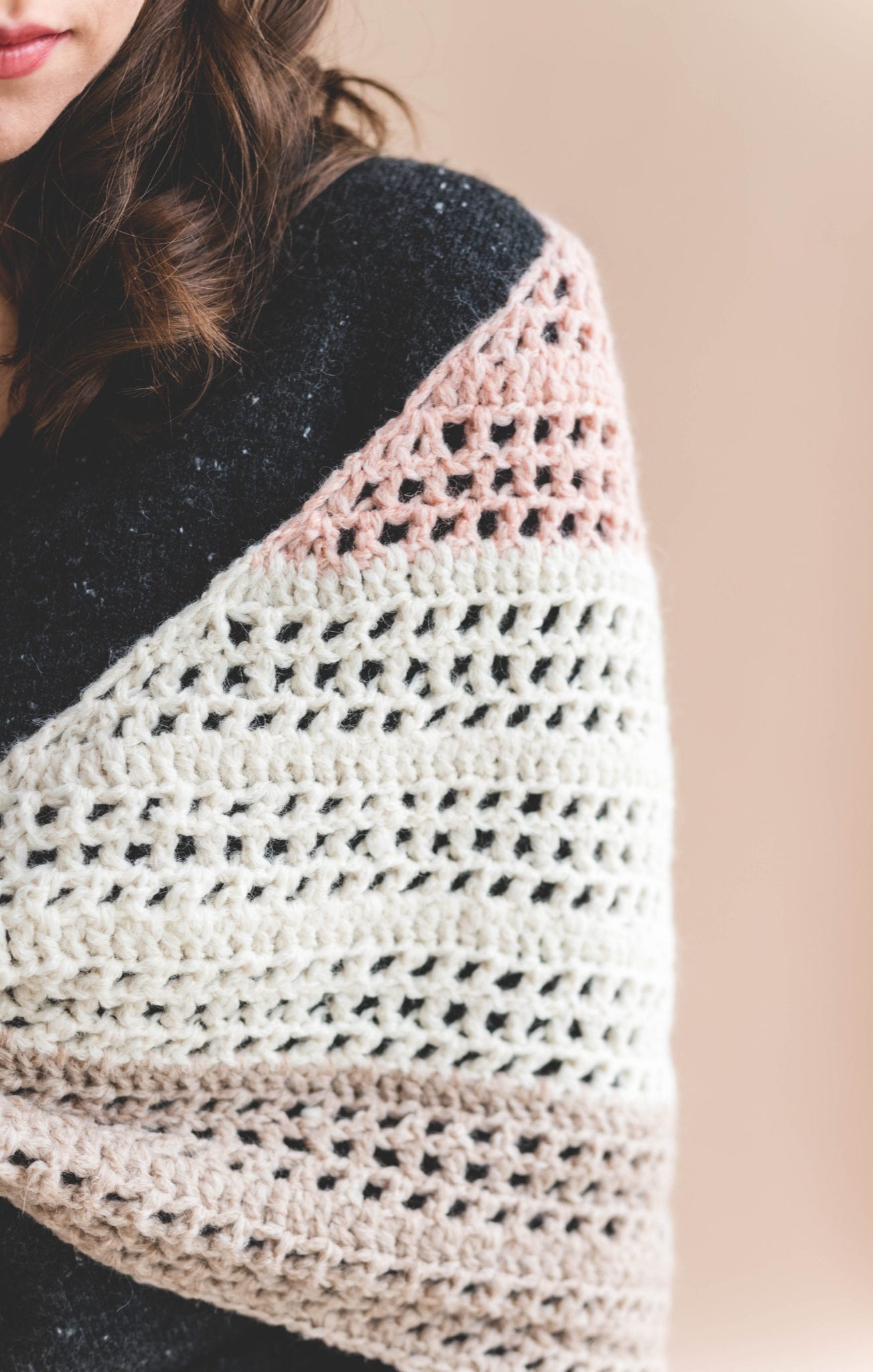 Crochet Elle Convertible Shawl • Sewrella