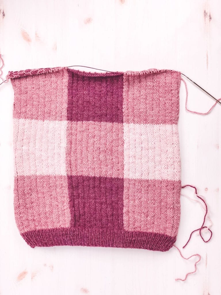 Knit Gingham Sweater • Sewrella