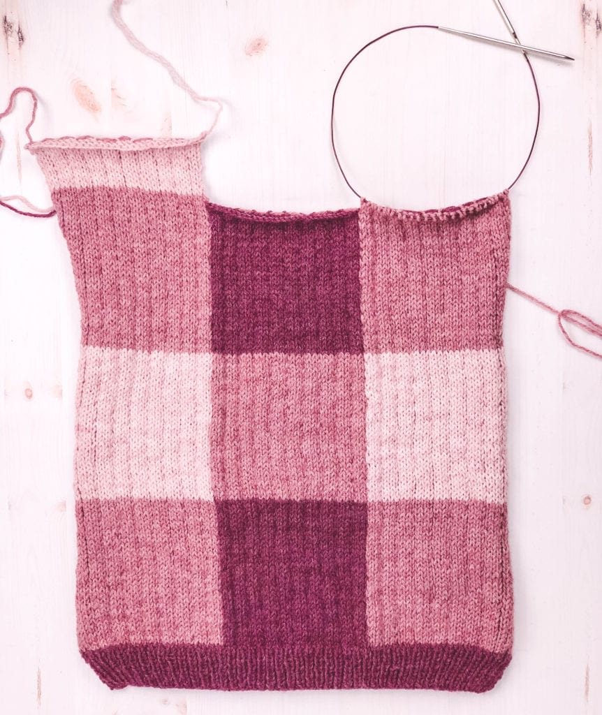 Knit Gingham Sweater • Sewrella