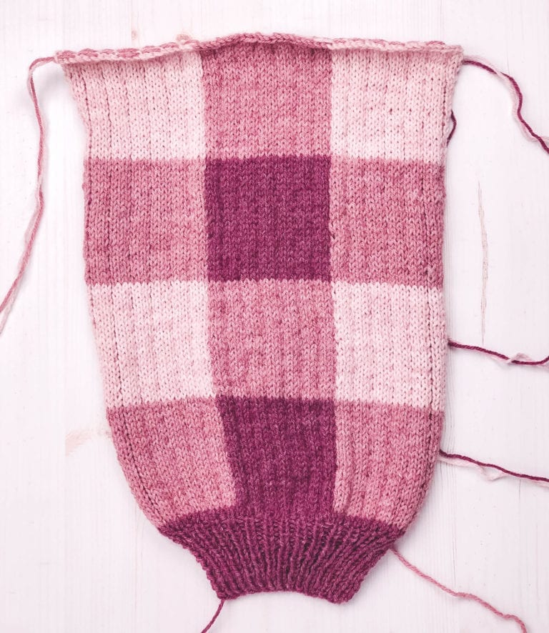 Knit Gingham Sweater • Sewrella