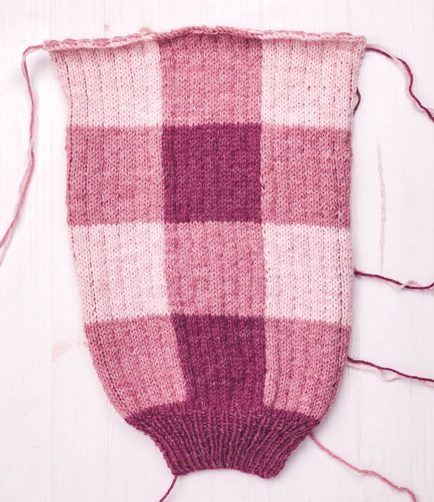 Knit Gingham Sweater • Sewrella