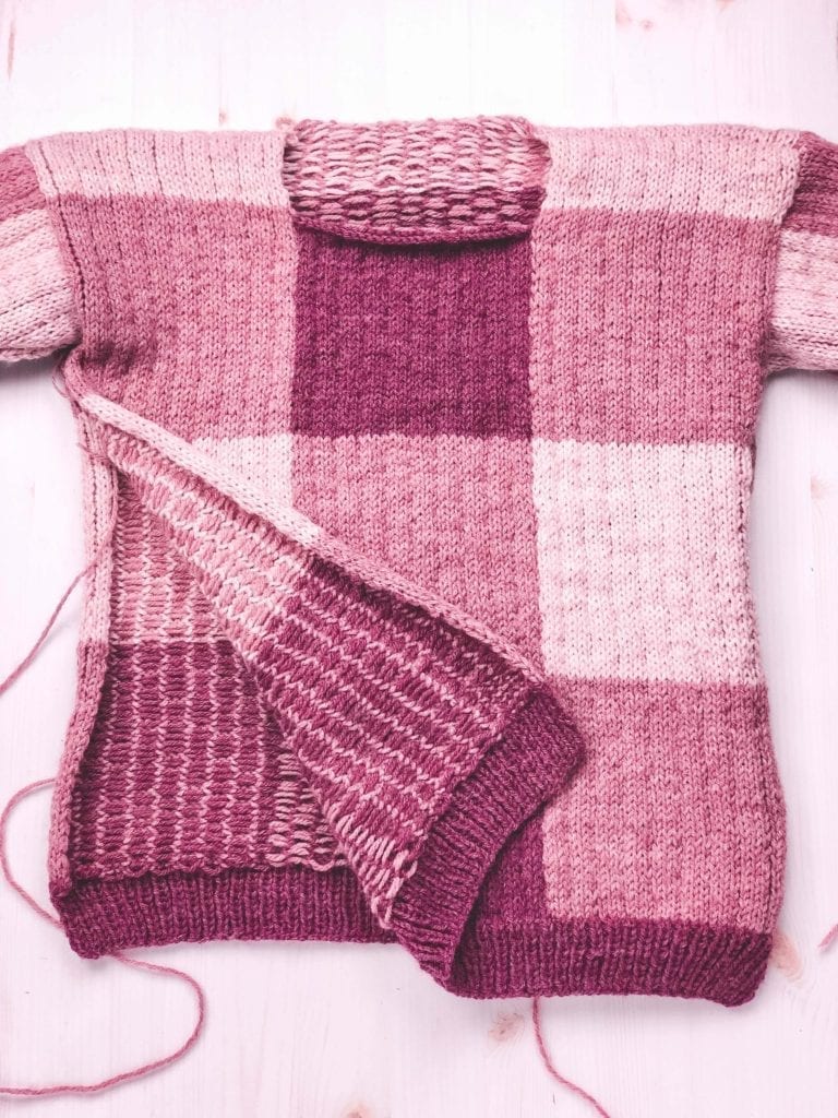 Knit Gingham Sweater • Sewrella