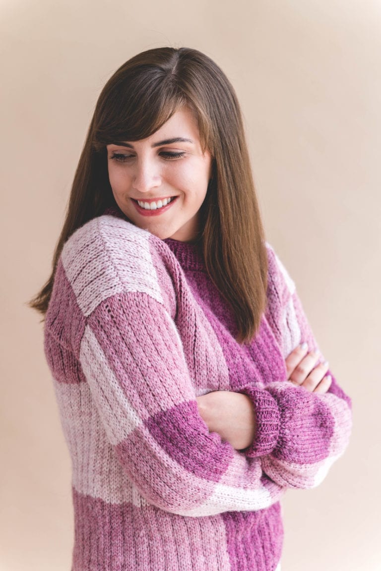 Knit Gingham Sweater • Sewrella