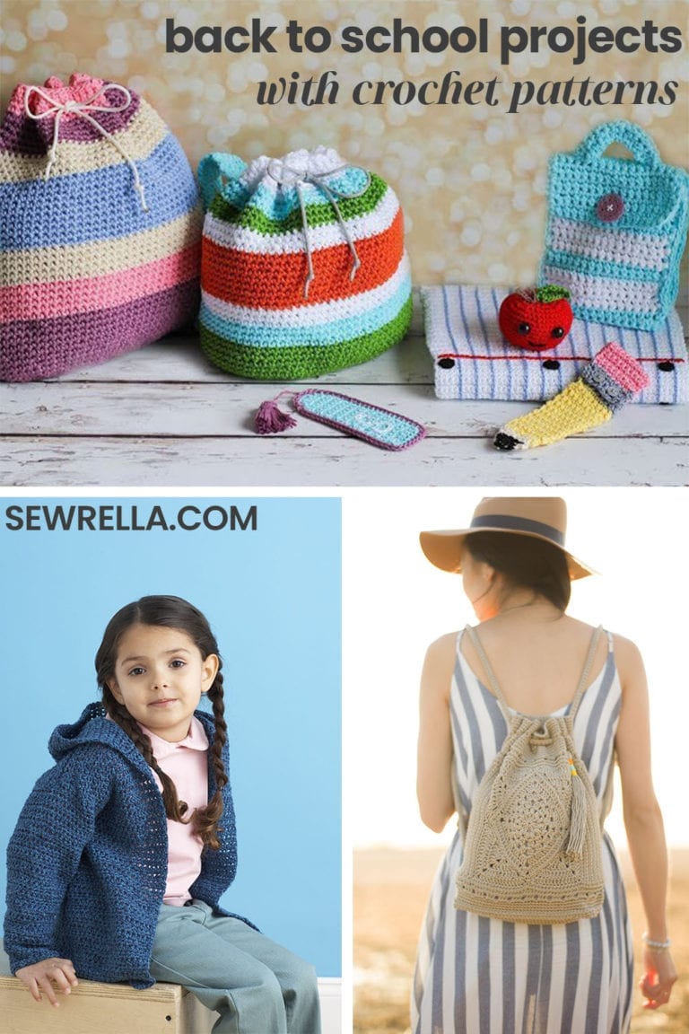 Back to School Crochet Patterns Roundup • Sewrella