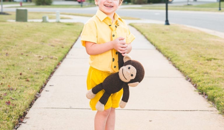 DIY Halloween Costume: The Man with the Yellow Hat & Curious George ...