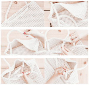 Crochet Tote Bag - made from a rectangle! - Free Pattern